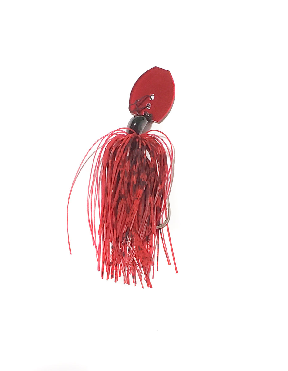 TLC Thumper Bladed Jigs Model #BL106 - Red Craw – Tennessee Lunker Company